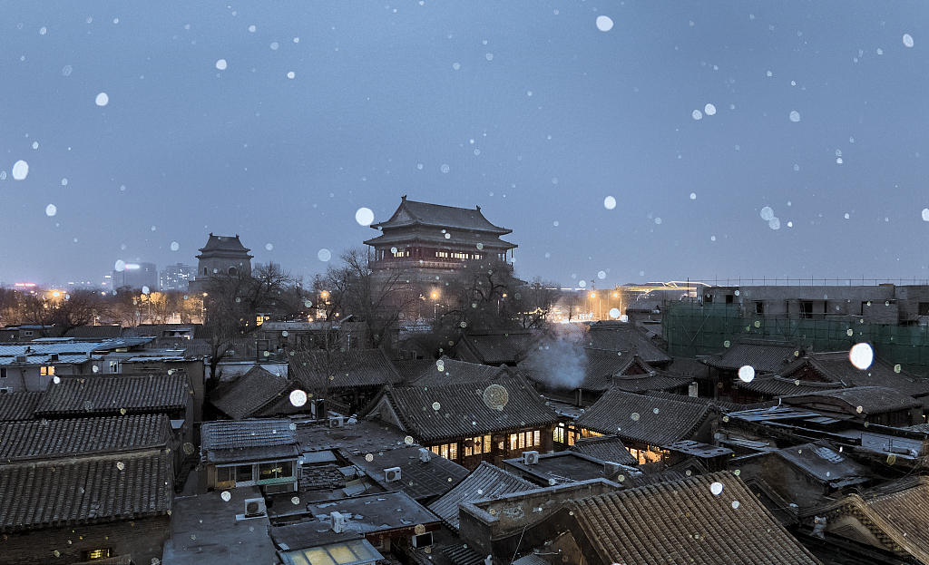 Snow Continues to Fall in Beijing! Heavy Snow on Wednesday and Thursday