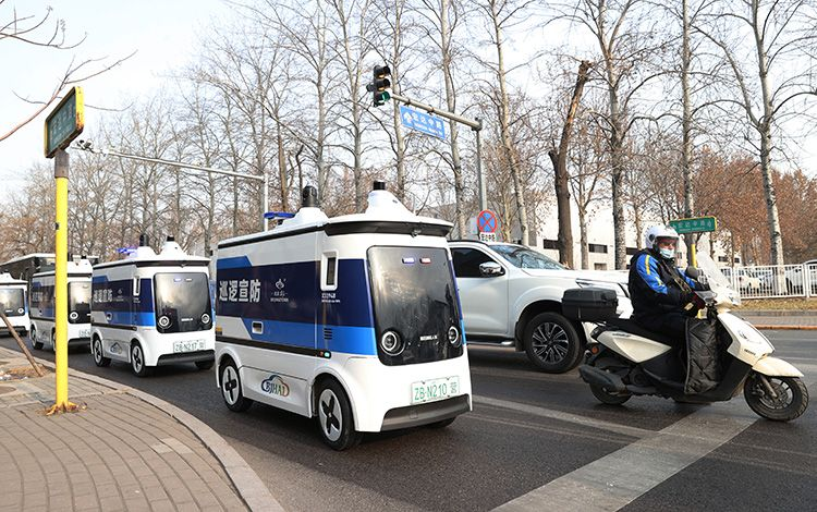 China's First! Unmanned Patrol Vehicles Commence Road Testing in BDA